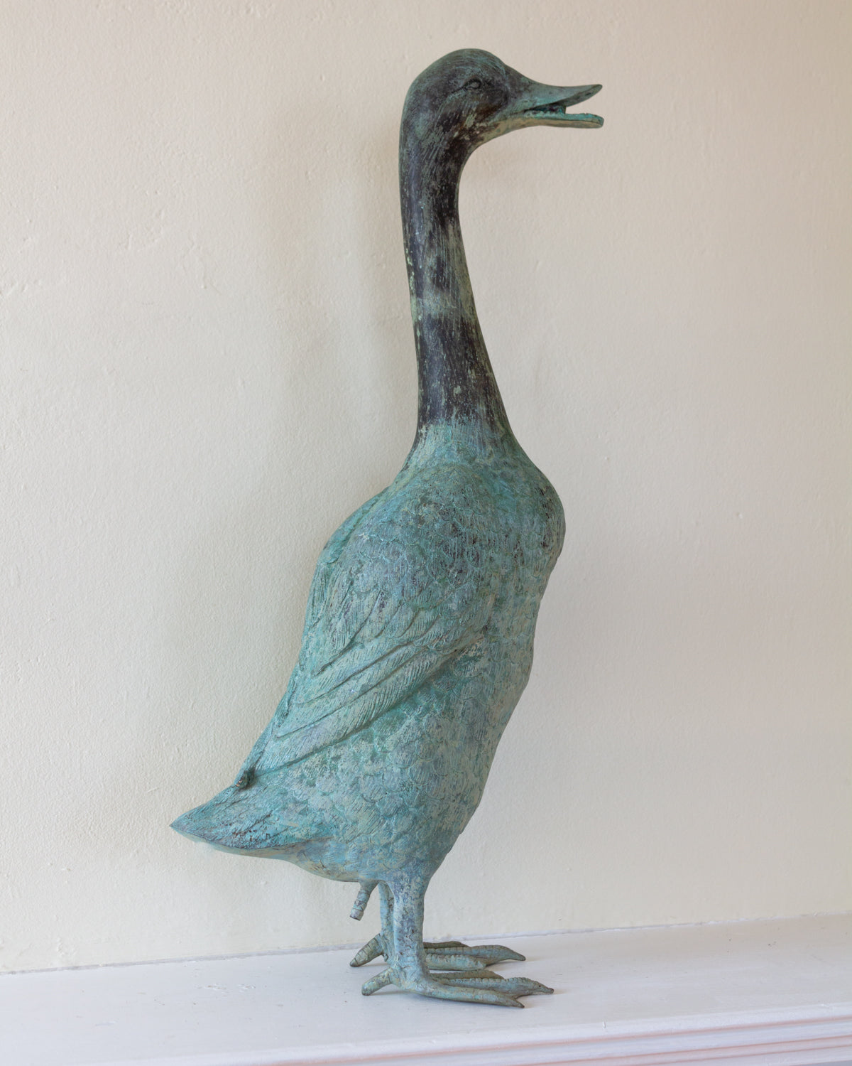 Bronze Goose from a Fountain, 20th c – Samuel Snider Antiques